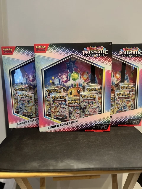 POKÉMON TCG SCARLET & Violet Prismatic Evolutions Binder Collection ...