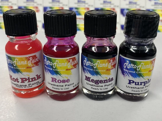 RETRO-FLAME &PASSION SET& Urethane Paint SCR-PT0021 £21.30 - PicClick UK