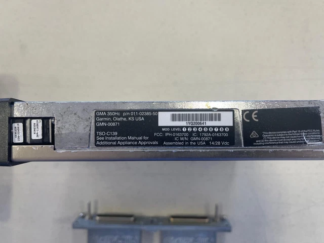 GARMIN GMA 350HC, P/N 011-02385-50 with Bluetooth Connectivity. $2,685. ...