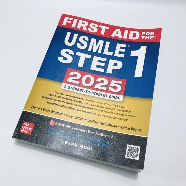 FIRST AID USMLE Step 1 - 2025 Student Guide Medical Exam Prep Book ...
