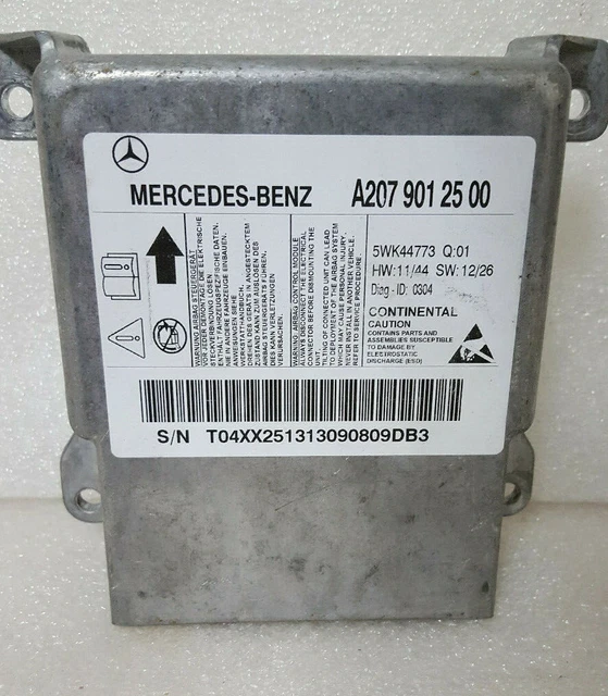 MERCEDES BENZ W204 W207 ECU Airbag Control Module SRS A2079012500 ...
