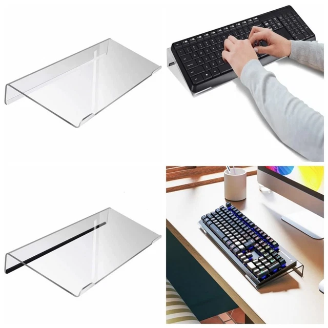 ERGONOMIC DESIGN COMPUTER Keyboard Holder Clear Keyboard Tray Home £10. ...
