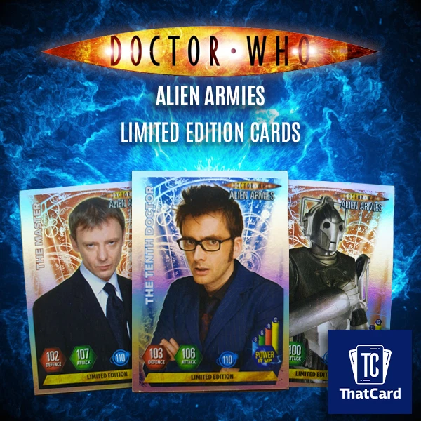PANINI DR DOCTOR Who Alien Armies Cards - LIMITED EDITION - Sontaran ...