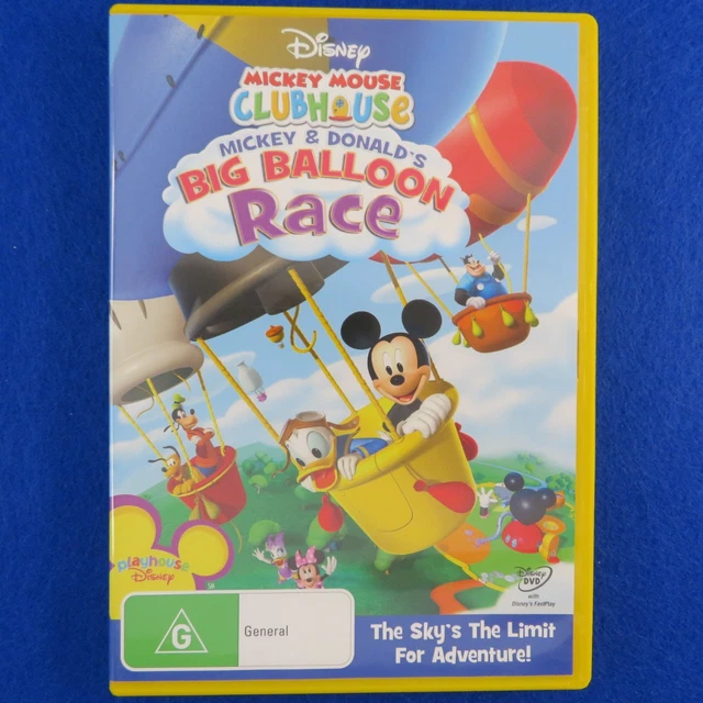 MICKEY MOUSE CLUBHOUSE Mickey & Donald's Big Balloon Race - DVD ...