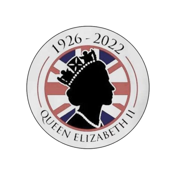 BADGE OF HONOUR HM Majesty Queen Elizabeth ER II 38mm remembrance day ...