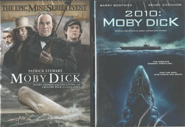 MOBY DICK 1851+2010 : Mini Série + Modern-Patrick Stewart + Barry Bostwick-New 2 EUR 42,89 ...