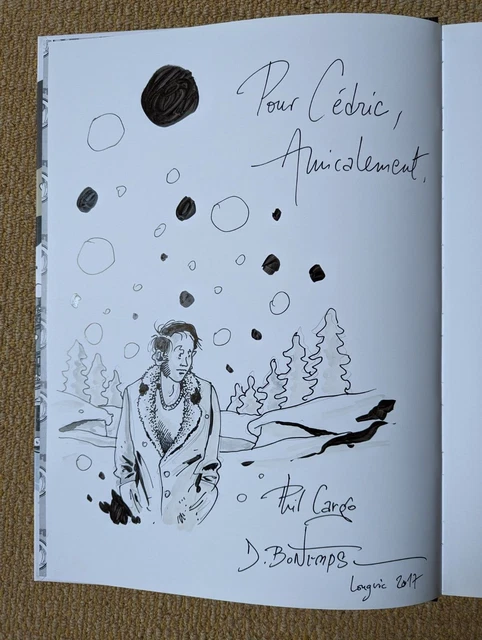 ÉDITION ORIGINALE DESSIN dédicace signé"LE DOSSIER RONSILLAC"Didier ...