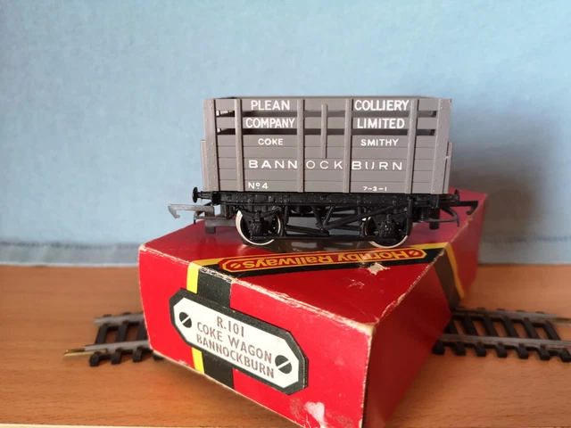 HORNBY OO GAUGE R.101 Plean Colliery Bannockburn Coke Wagon V.Good ...