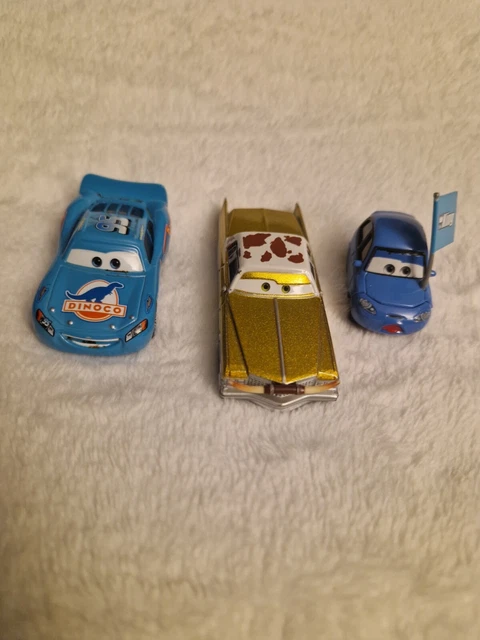 DISNEY/PIXAR CARS DINOCO Bundle McQueen, Tex Dinoco & Matthew McCrew ...