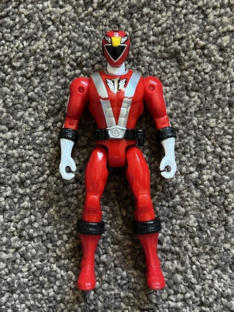 POWER RANGERS RPM 5.5" Full Throttle Eagle Red Ranger Figure 2008 £5.99 ...