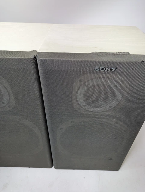 SONY SS-A70E 2 Way Stereo Speakers In White £35.00 - PicClick UK