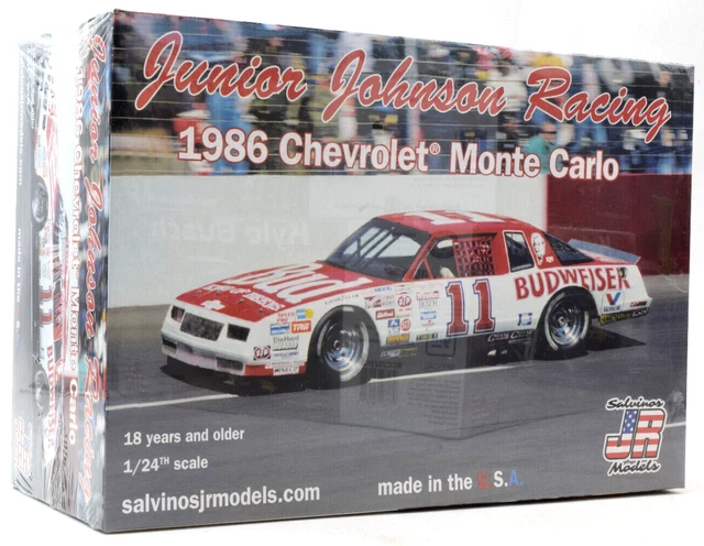 SALVINOS JR MODELS "Budweiser" Junior Johnson '86 Monte Carlo 1/24 ...