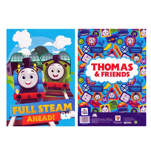 THOMAS & FRIENDS Children Colouring Book Activity Boy Kid A4 Full Steam ...