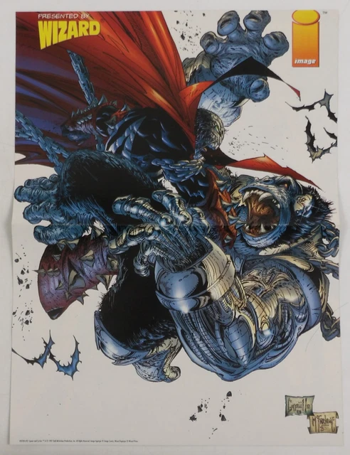 SPAWN VS CYGOR / Bishop 10" x 14" Two-Sided Poster - Greg Capullo art ...