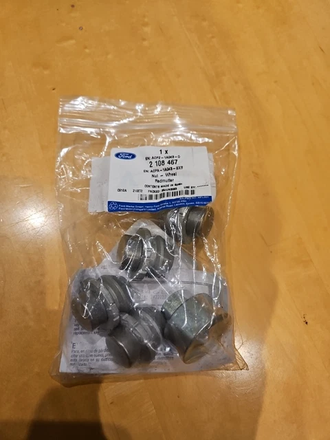 GENUINE FORD TRANSIT Custom Alloy Wheel Locking Wheel Nut Set 2013 ...