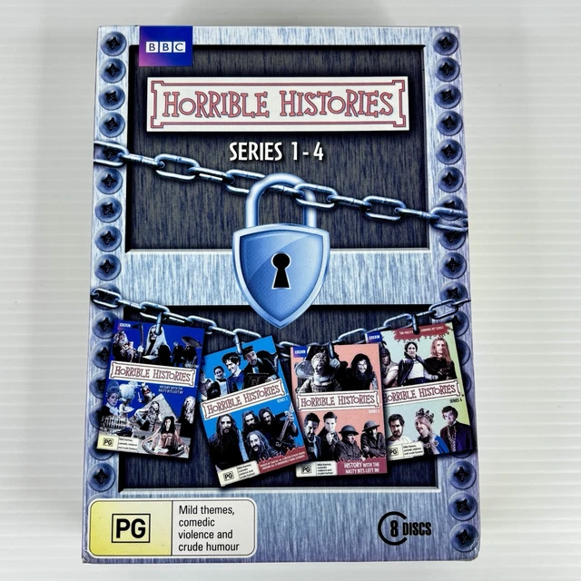 HORRIBLE HISTORIES SERIES 1-4 DVD Region 4 PAL 4 Disc Boxset Tracked Postage $49.99 - PicClick AU