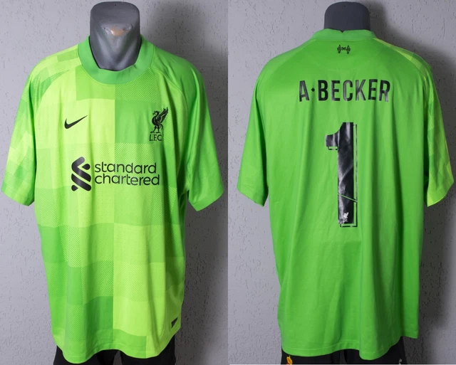 LIVERPOOL ALISSON BECKER Jersey 2021/2022 Goalkeeper Football Shirt Men ...