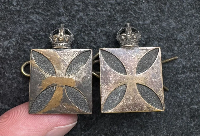 GENUINE WW1 ARMY Chaplains Department Collar Badges J&Co £45.00 ...