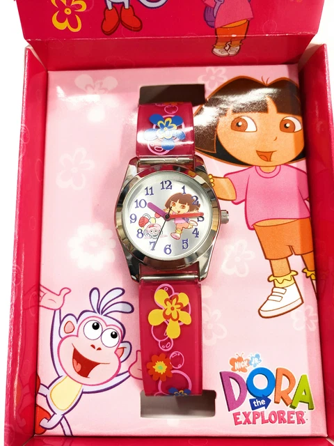OROLOGIO DORA L'ESPLORATRICE Bambini Tempo Insegnante Orologio da polso ...