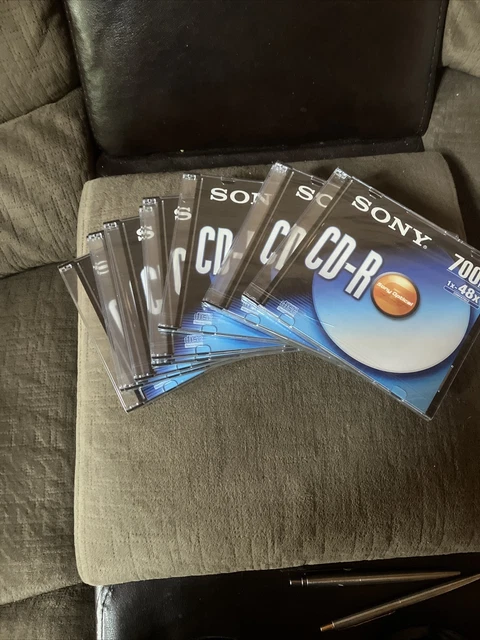 SONY CD-R SONY optical 700 MB 1 x 48x compatible Factory Sealed 10 ...