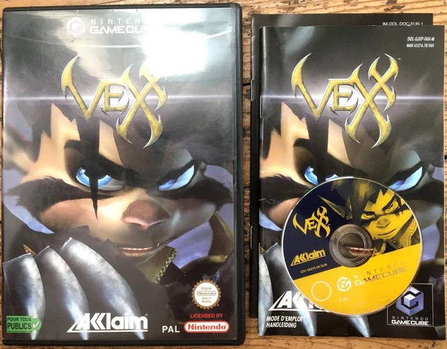RARE - VEXX Complet Boîte Notice Nintendo Gamecube Pal Français Cib Ovp ...