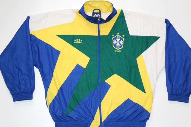 RARE VINTAGE BRAZIL Umbro World Cup 1994 Tracksuit Top,Jacket,Retro ...