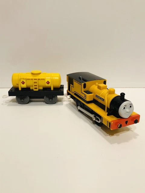 TOMY TRACKMASTER THOMAS the tank engine battery train duncan & truck ...