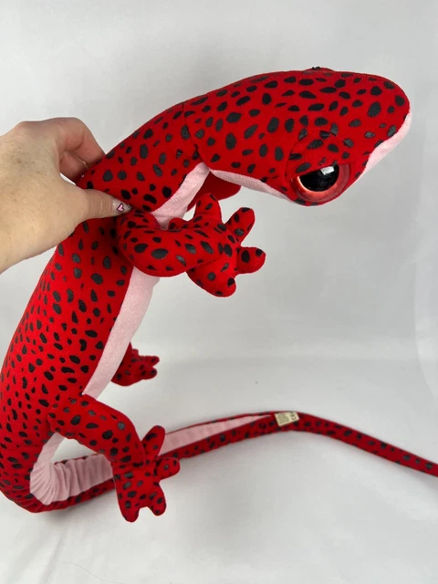NATURE PLANET SOFT Toy Cuddly Plush Large Gecko Lizard Reptile Stuffed ...