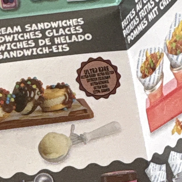 MINIVERSE MINIATURE ICE Cream Sandwich ultra rare set hard to find cafe ...