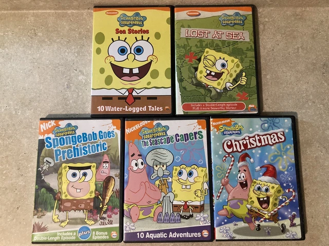 SPONGEBOB SQUAREPANTS LOT of 5 DVD Tested Working Bundle Nickelodeon £ ...