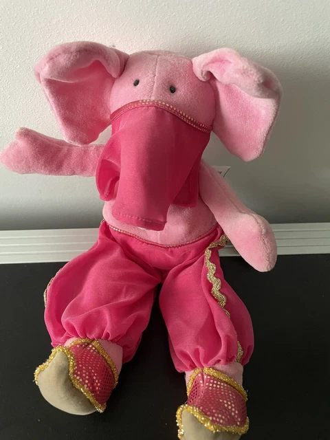 JELLYCAT JELLY DANCER Elephant Pink & Gold 11.5” Retired & Rare BNWT ...