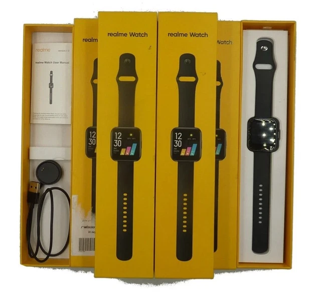 REALME ANDROID SMART Watch RMA161 x6 Job Lot New Old Stock NONE HOLD ...