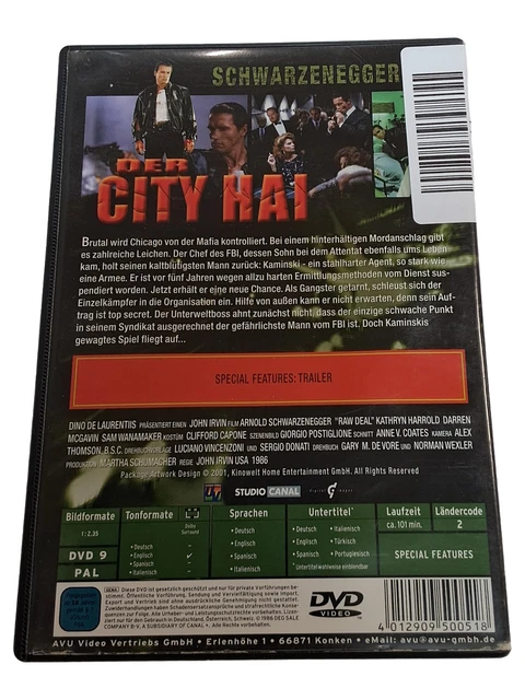 DER CITY HAI DVD Arnold Schwarzenegger Action Thriller 1986 EUR 5,65 ...