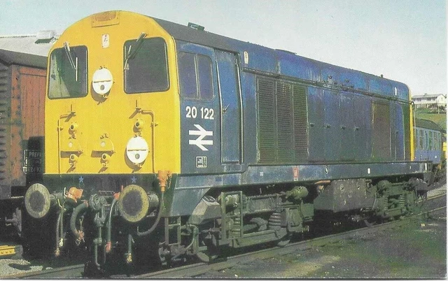 PHOTO POSTCARD OF British Railways Class 20 20122 at Eastfield Depot ...