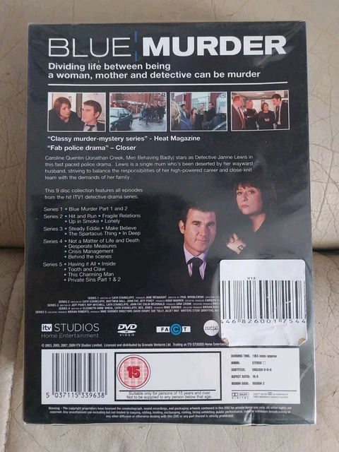 BLUE MURDER - Complete Series 1-5 DVD Caroline Quentin (New Factory Sealed) EUR 23,71 - PicClick IT