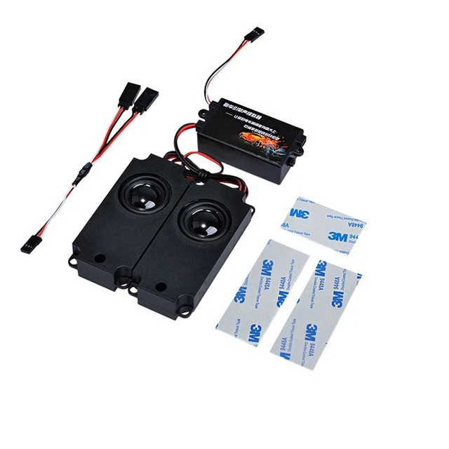 RC CAR ENGINE Sound Simulator Module System Set for 1/10 1/16 Vehicle ...