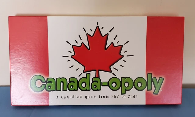 RARE CANADA-OPOLY BOARD Game - Complete Canadian Monopoly Fun $27.50 ...