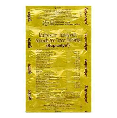 SUPRADYN : MINERALS and Multivitamin Tablets ( 240 tablets ) : Builds ...