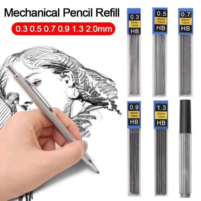 6 BOXS GRAPHITE Mechanical Pencil Lead Art Sketch Drawing Supplies EUR ...
