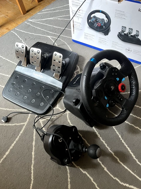 LOGITECH DRIVING FORCE G29 Wheel and Gearstick Bundle (PLAYSTATION AND ...