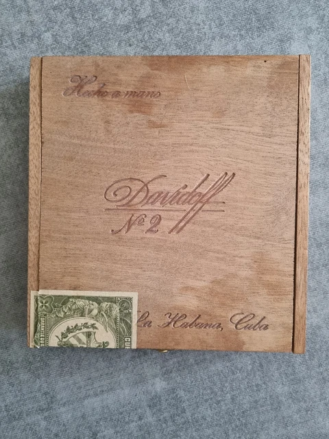 ANCIENNE BOITE A Cigare Vide 10 Davidoff N°2 La Habana Hecho En Cuba EUR 151,00 - PicClick FR