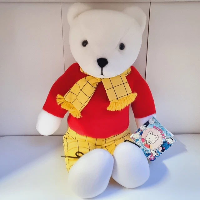 RUPERT THE BEAR TEDDY soft toy GOLDEN BEAR 17" ( large £83.36 - PicClick UK