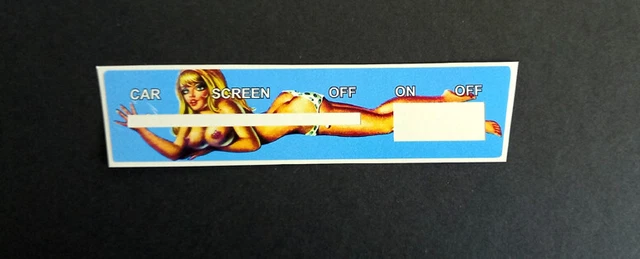 CLASSIC MINI HEATER Slide Pinup Sticker - MK3 Mini Cooper Clubman ...