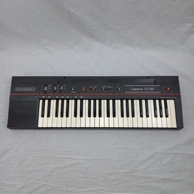 CASIO CASIOTONE CT-120 Keyboard Black Power Cable Included Working ...