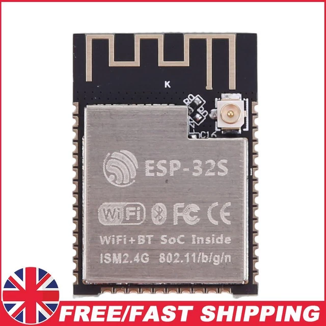 ESP-WROOM-32 MODULE SMART Electronics Wireless WiFi-BT-BLE MCU Module (ESP32S) £5.76 - PicClick UK