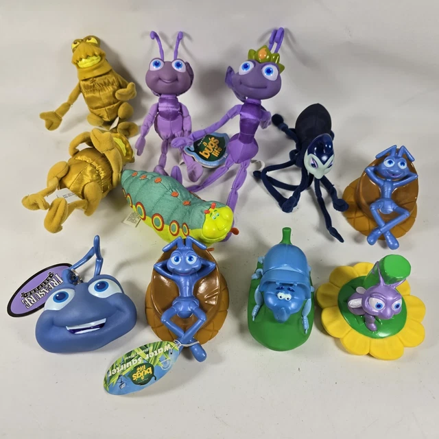 A BUG'S LIFE Soft Toy Bundle Lot with Water Squirters Applause Disney ...