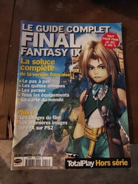 GUIDE COMPLET FINAL Fantasy 9 Totalplay Soluce Ix Version 🇫🇷 EUR 9,90 ...