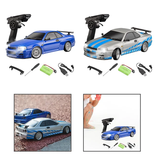 RC DRIFT TYRE Car Model 1/18 Scale Rear Wheel Drive System 4WD Drifting ...