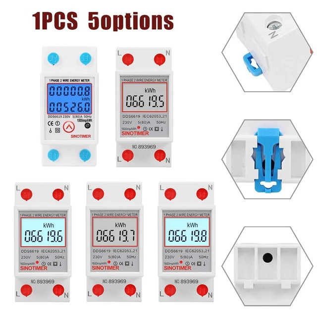 FUSE BOX ELECTRICITY Meter Electrical Equipment Meter Mount Rail Single ...