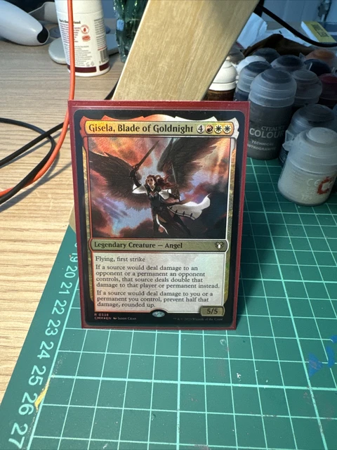 GISELA, BLADE OF Goldnight FOIL MYthic CM2 Angel MTG Card. EUR 7,09 - PicClick IT